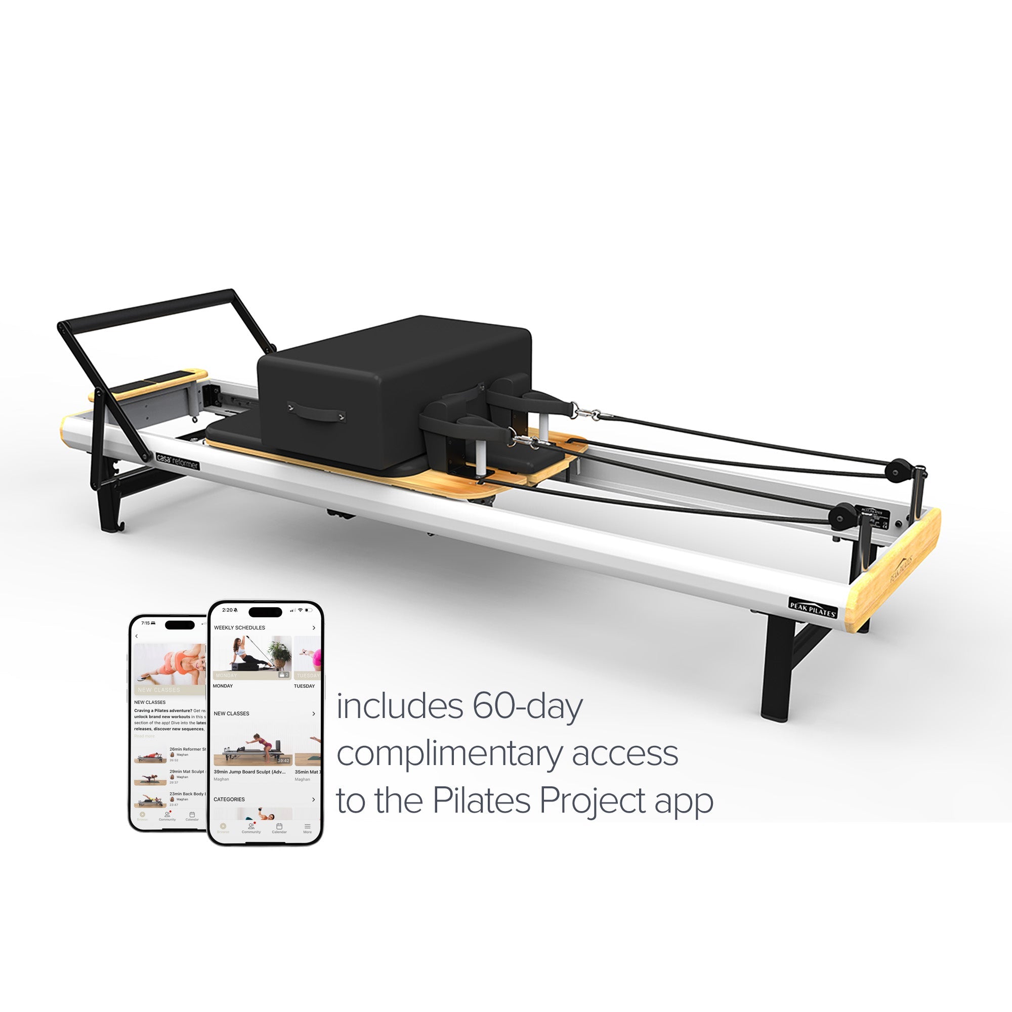 casa™ Reformer with Long/Short Box – American Pilates Reformer Outlet